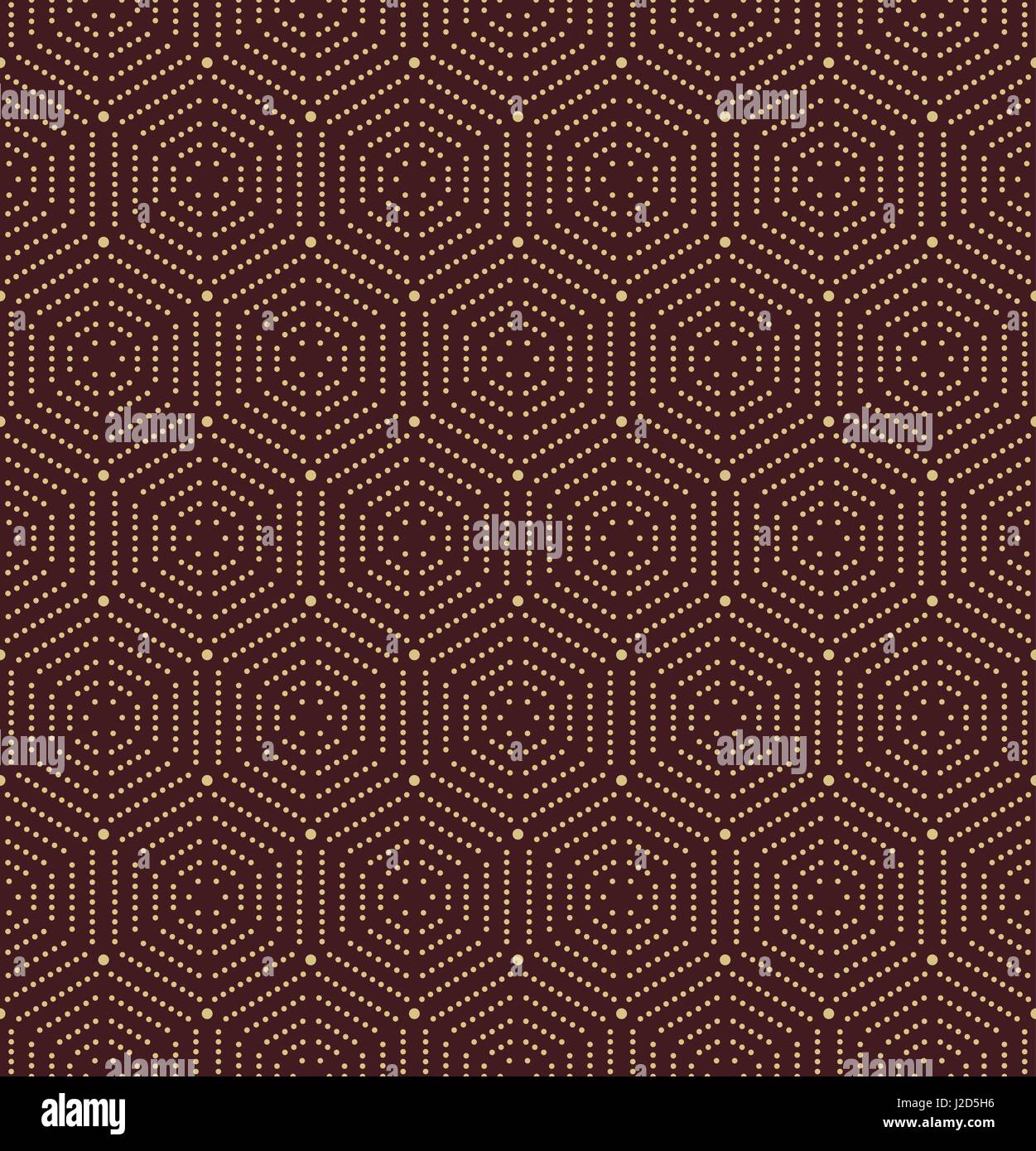 Hexagonal dot grid Stock Vector Images - Alamy