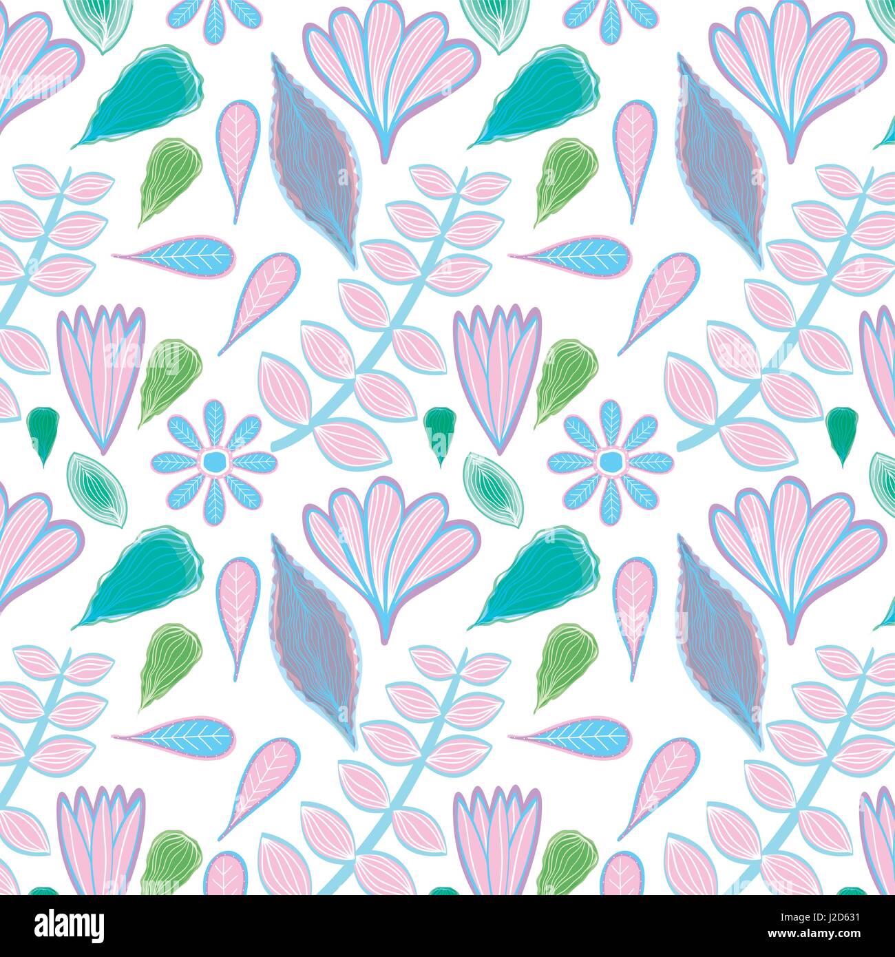 beautiful color floral pattern background Stock Vector Image & Art - Alamy