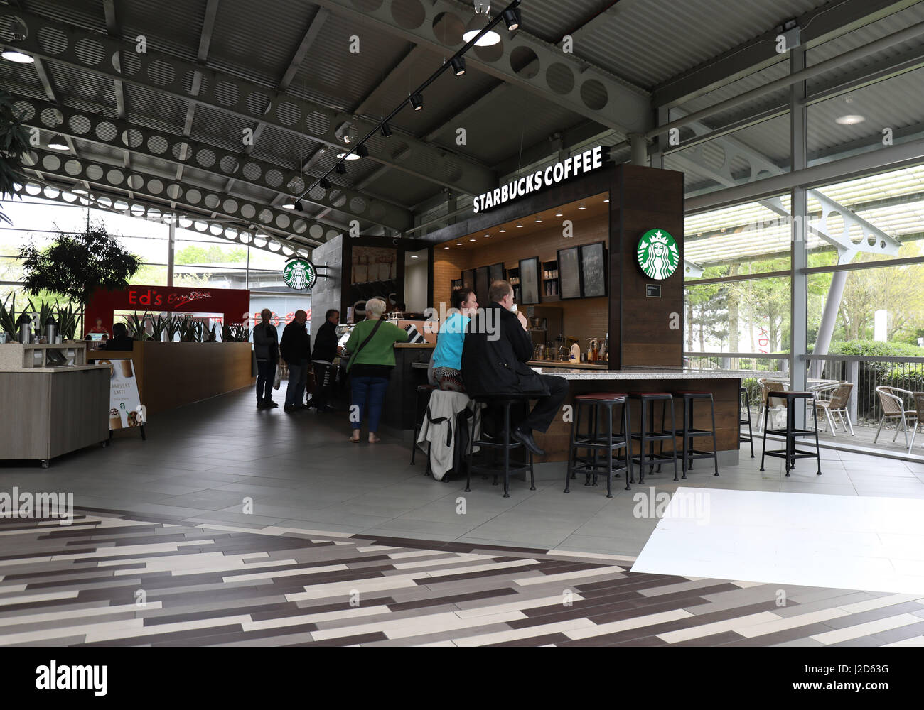 Scenes from South Mimms Services motorway service station Stock Photo ...