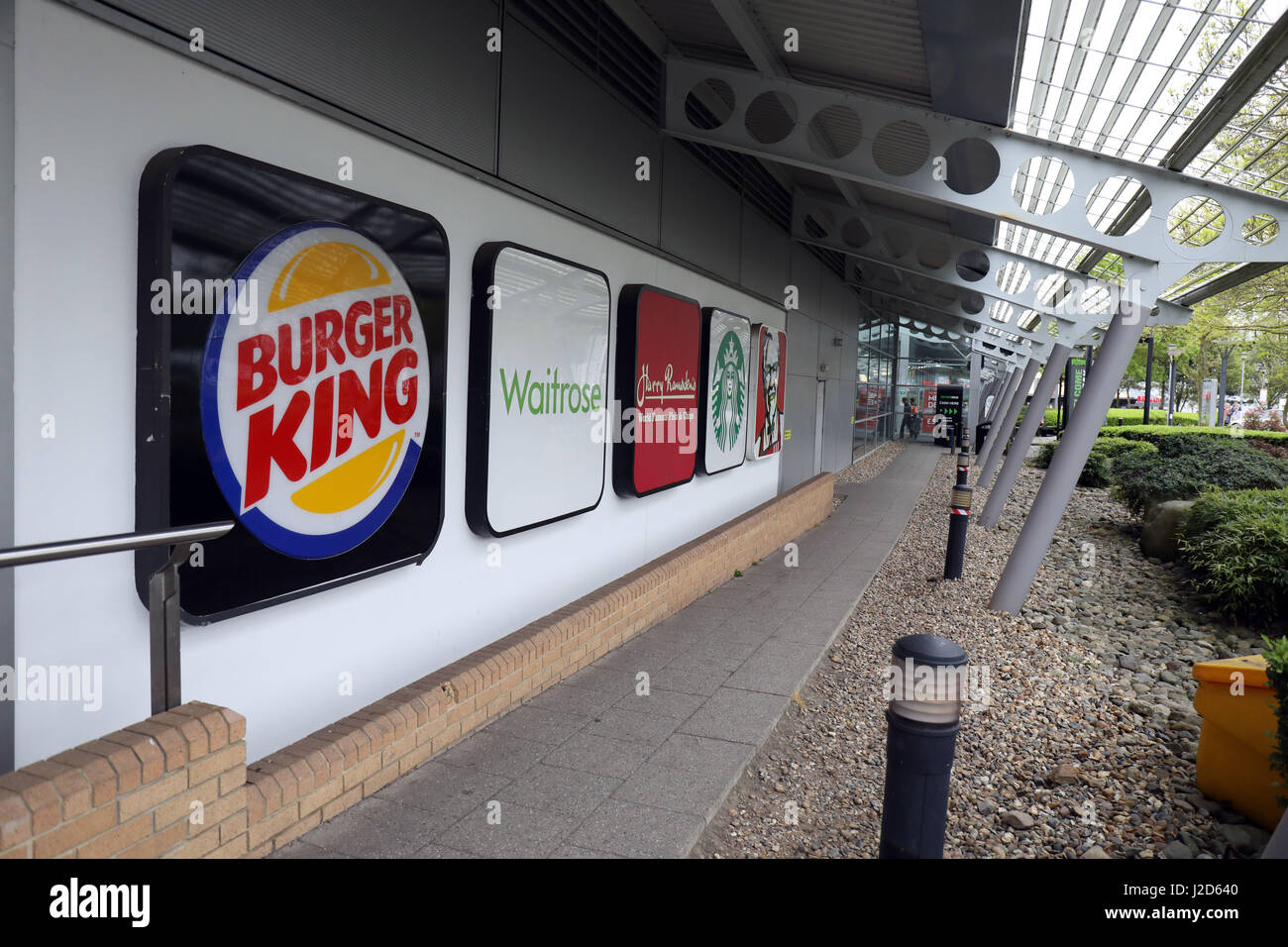 Scenes from South Mimms Services motorway service station Stock Photo ...