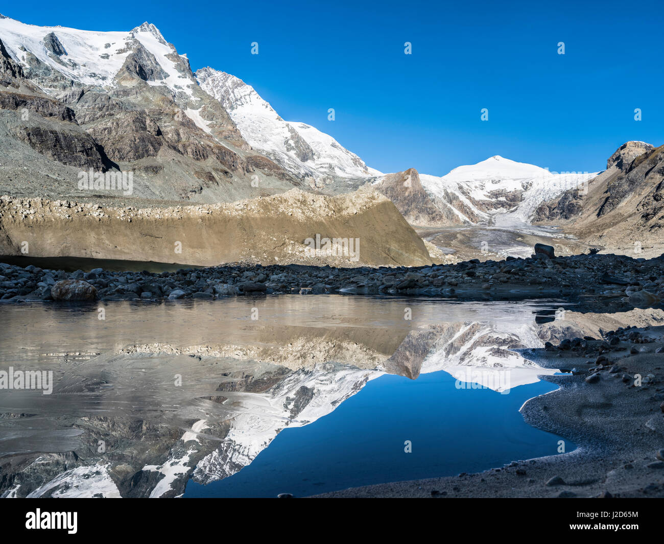 Mt. Johannisberg (right) and Mt. Grossglockner (left), Austria's ...
