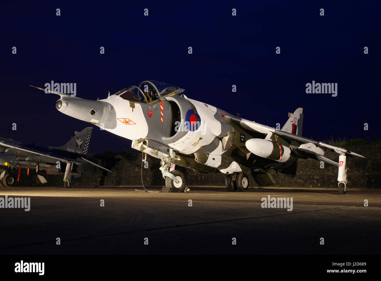 Harrier GR 3, at RAF Cosford Stock Photo - Alamy