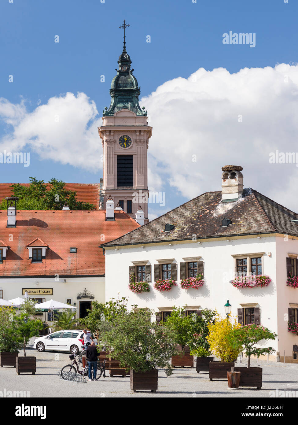 Rust at Lake Neusiedl, the landscape around Lake Neusiedl is listed as ...