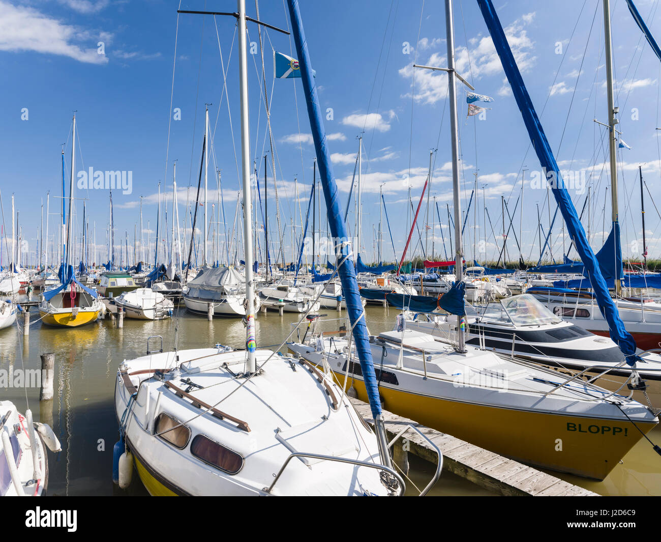 Rust at Lake Neusiedl, the landscape around Lake Neusiedl is listed as ...