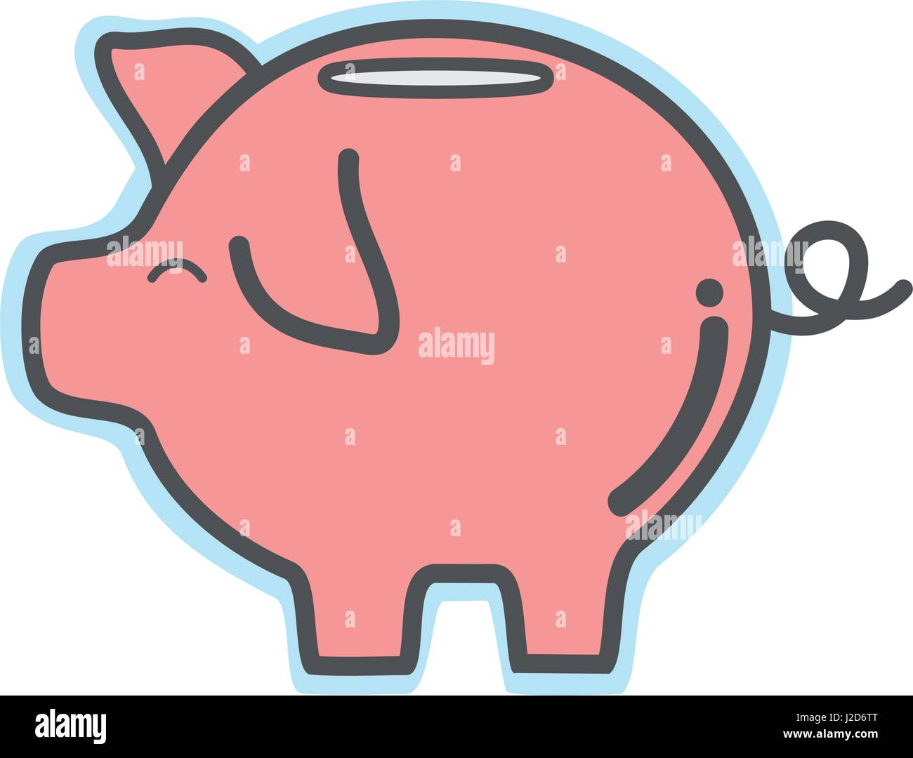 pig icon save money currency Stock Vector Image & Art - Alamy