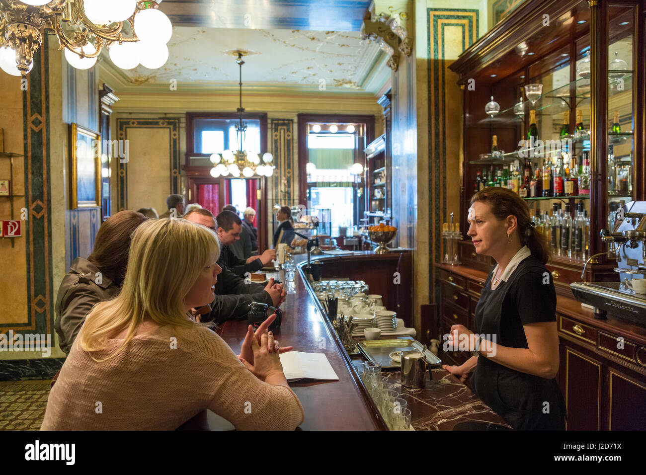 Demel Cake Shop, Vienna, Austria Stock Photo - Alamy