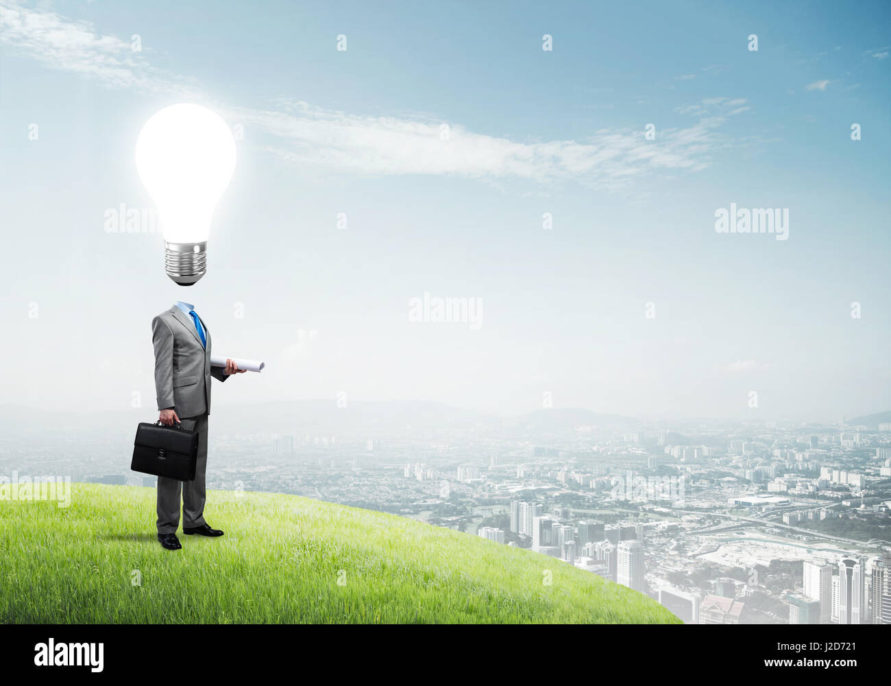 Man of creative ideas Stock Photo - Alamy
