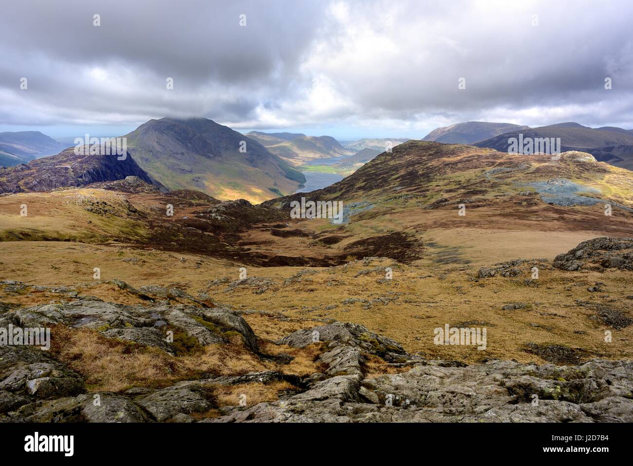 Low Clouds over the High Stile Ridge Stock Photo - Alamy