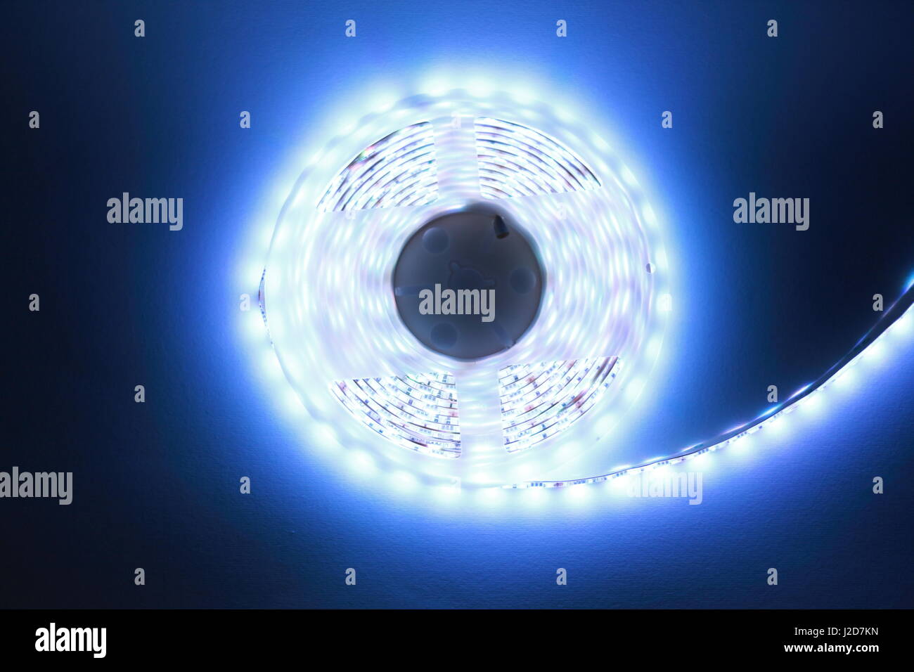 White LED strip light Stock Photo - Alamy