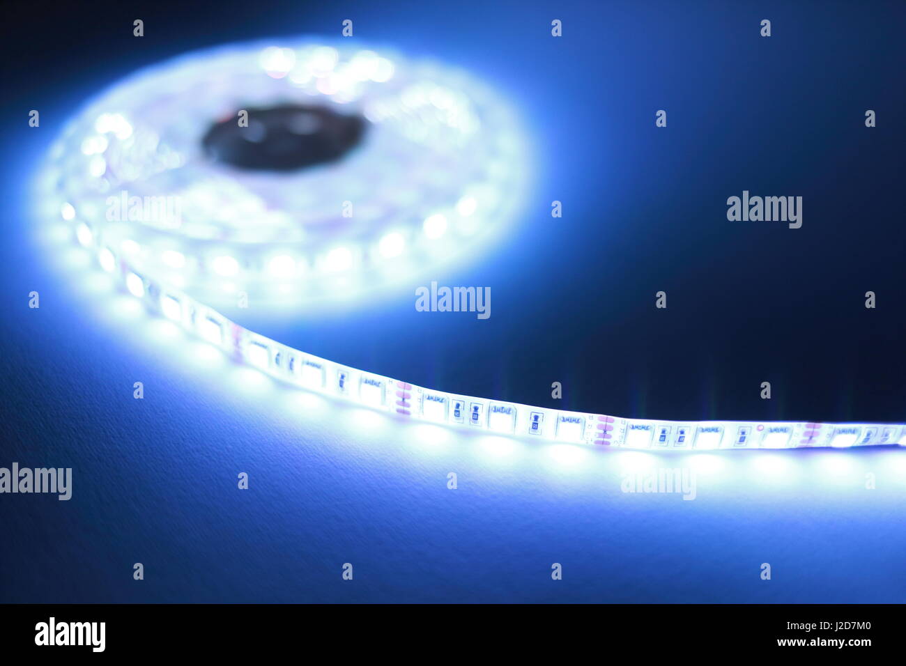 White LED strip light Stock Photo - Alamy