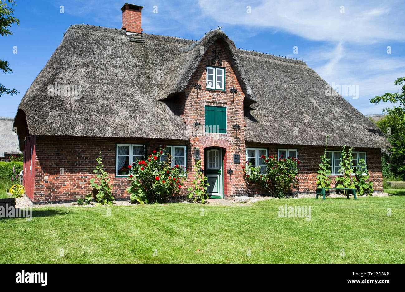 Public view to a nice, romatic country house Stock Photo - Alamy