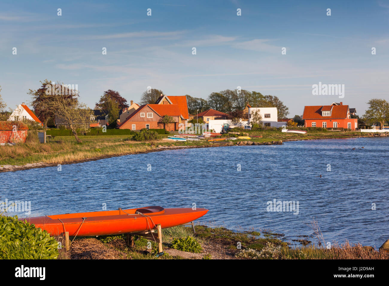 Denmark, Funen, Kerteminde, village view Stock Photo - Alamy