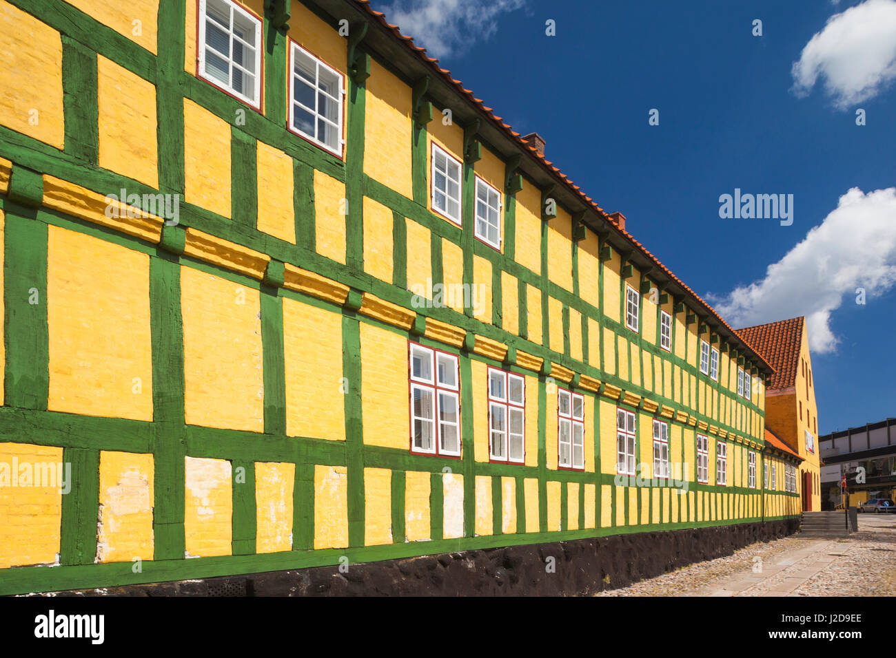 Denmark, Jutland, Grenaa, Museum Ostjylland-Grenaa, museum exterior ...