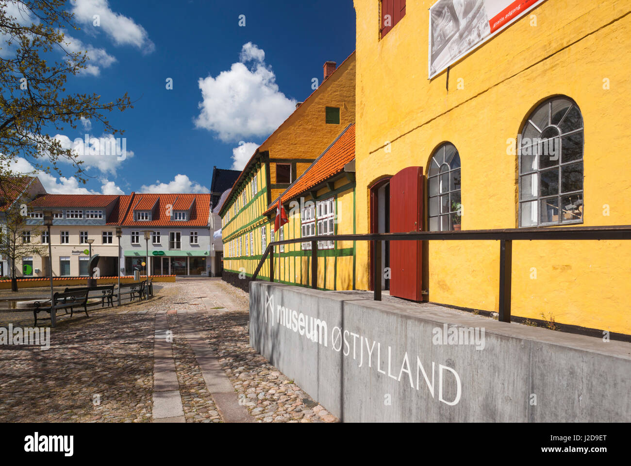 Denmark, Jutland, Grenaa, Museum Ostjylland-Grenaa, museum exterior ...
