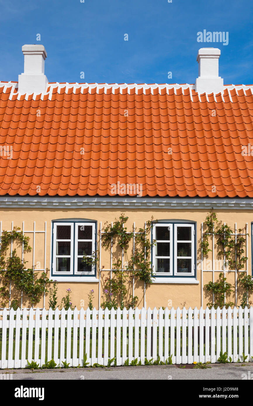 Denmark, Jutland, Skagen, traditional town buildings Stock Photo - Alamy