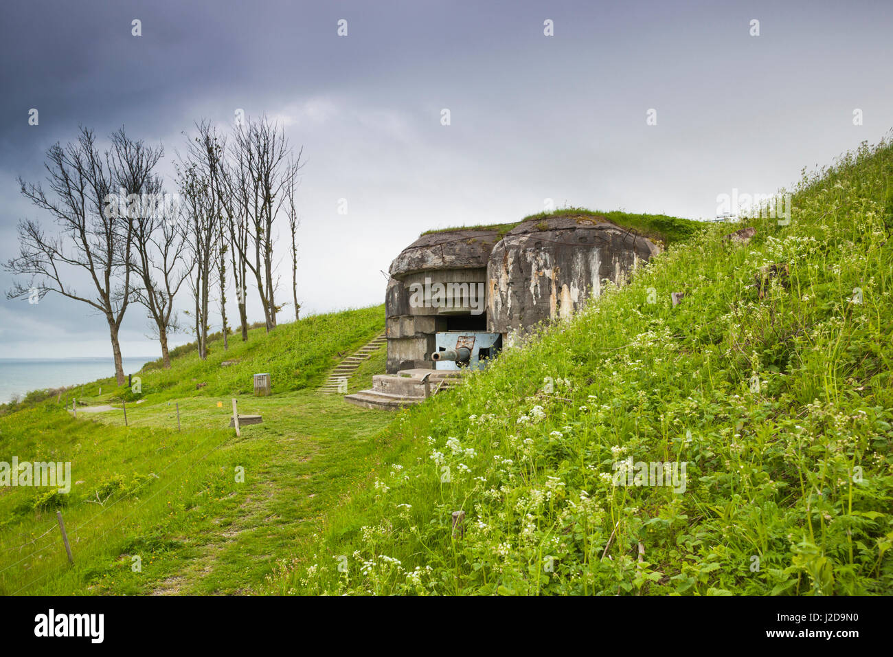 Denmark, Jutland, Frederikshavn, Bangsbo Fort, WW2-era former German ...