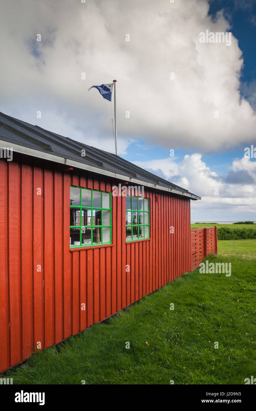 Denmark, Jutland, Ringkobing, old harbor, sheds Stock Photo - Alamy