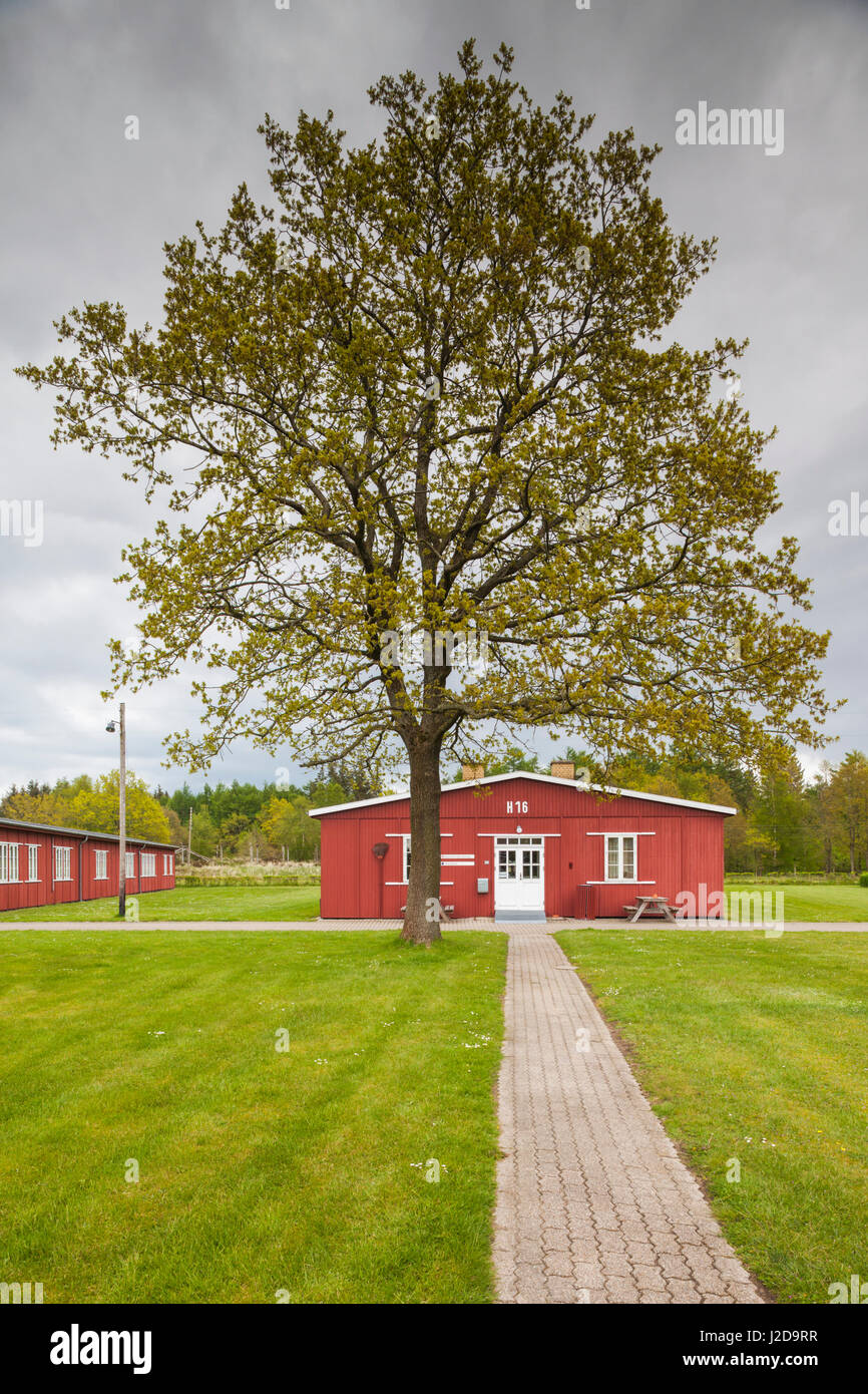 Denmark, Jutland, Padborg, Froslevlejren, former WW2-era Froslev Prison ...