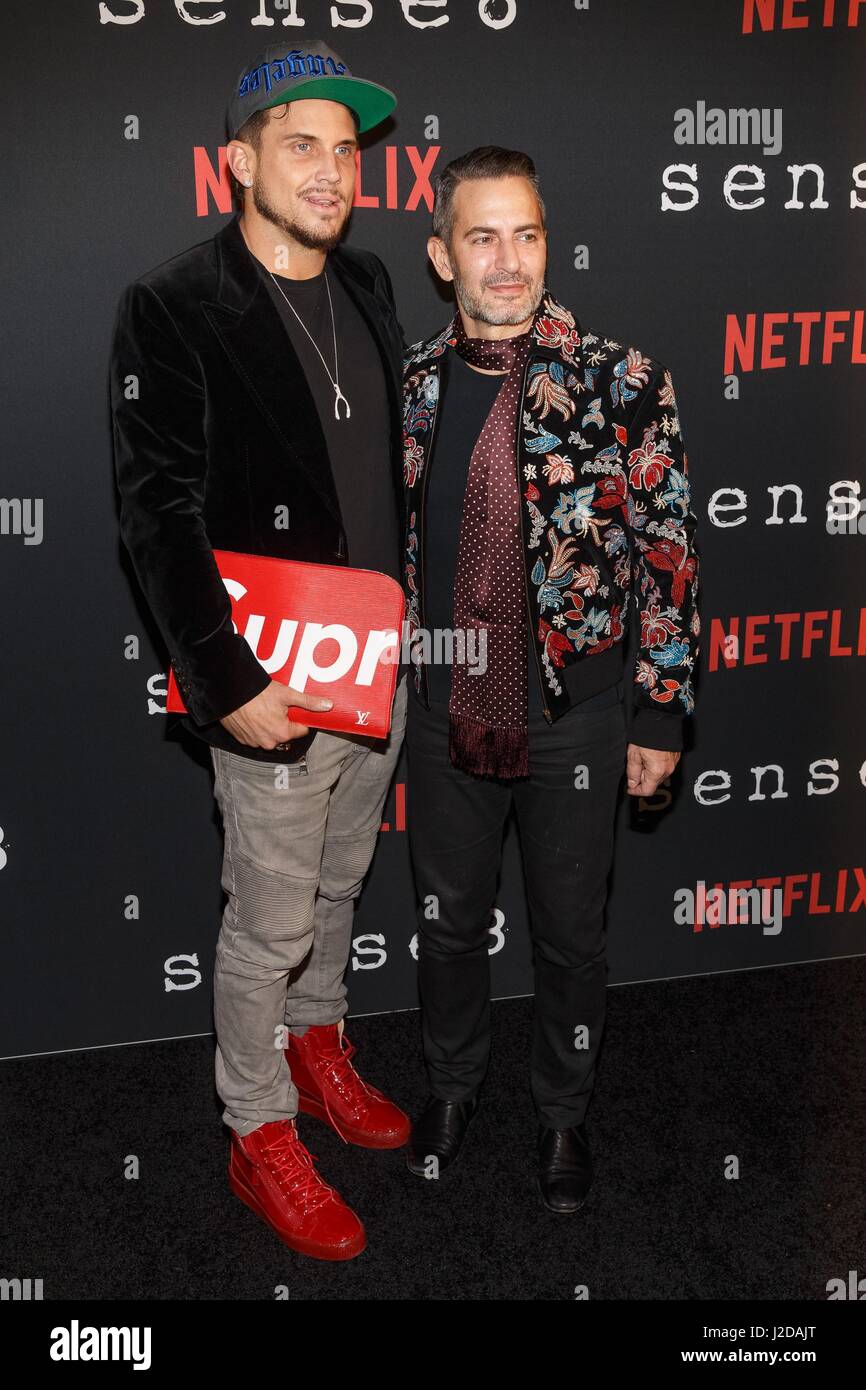 New York, NY, USA. 26th Apr, 2017. Charly DeFrancesco, Marc Jacobs at ...