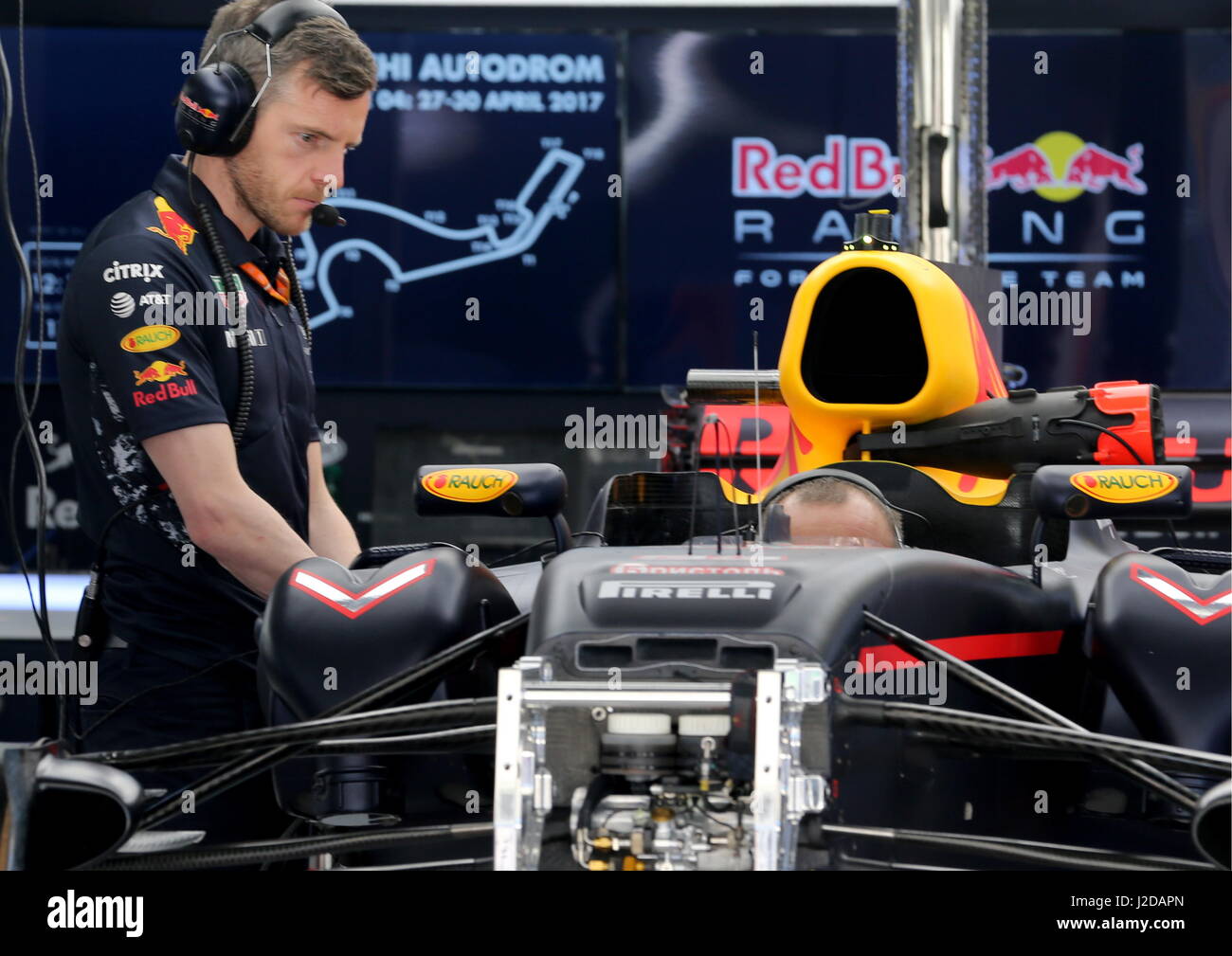 Red Bull F1 Pit Team High Resolution Stock Photography and Images - Alamy