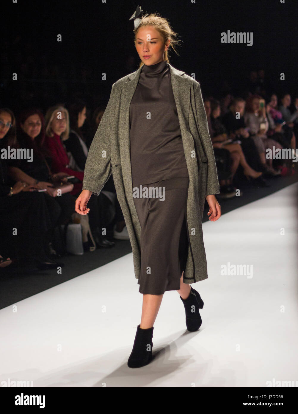 A models walks the runway during Faride Ramos show as part of Bogota ...