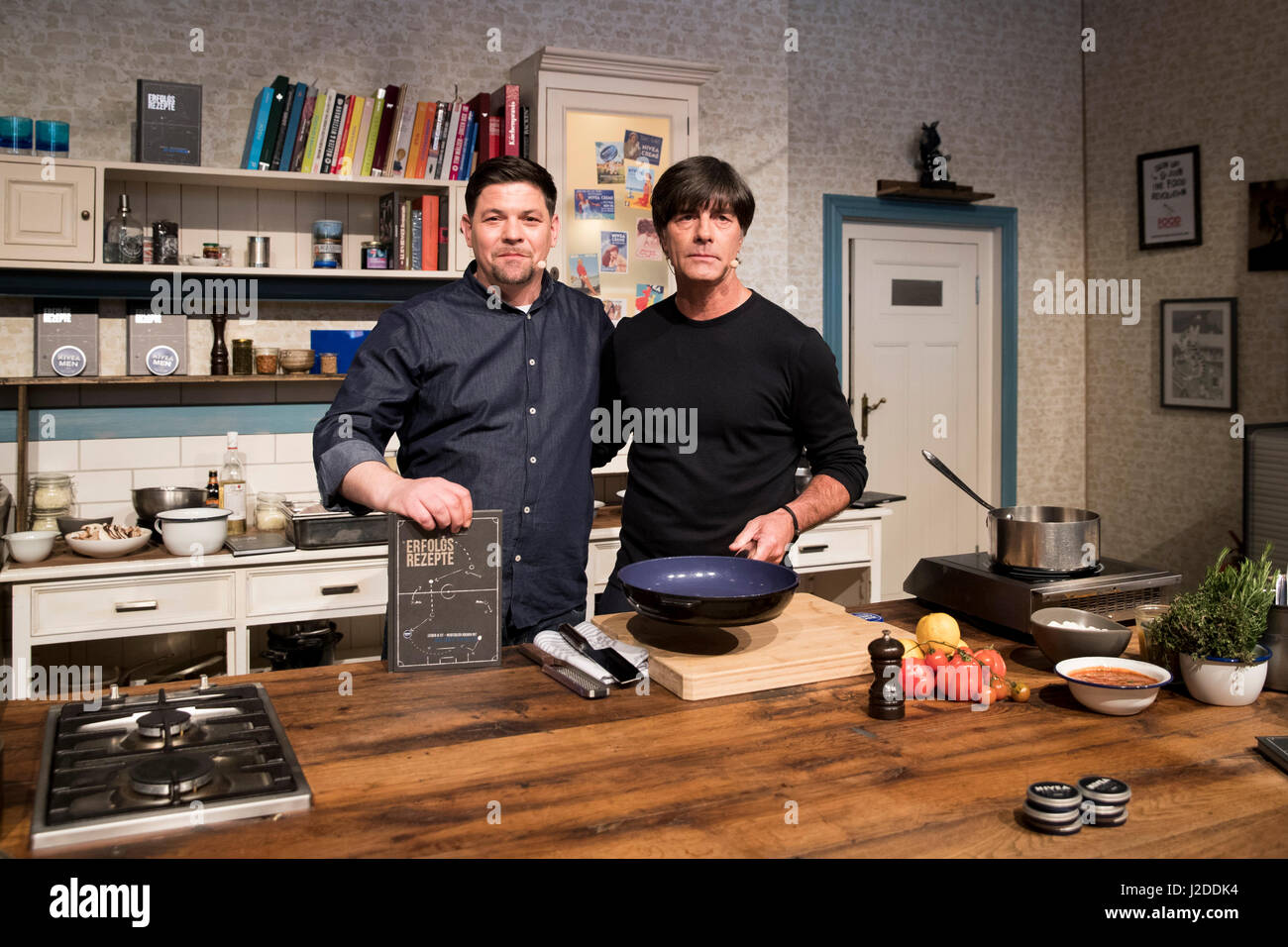 Hamburg, Germany. 27th Apr, 2017. Joachim Low, coach of the German men ...