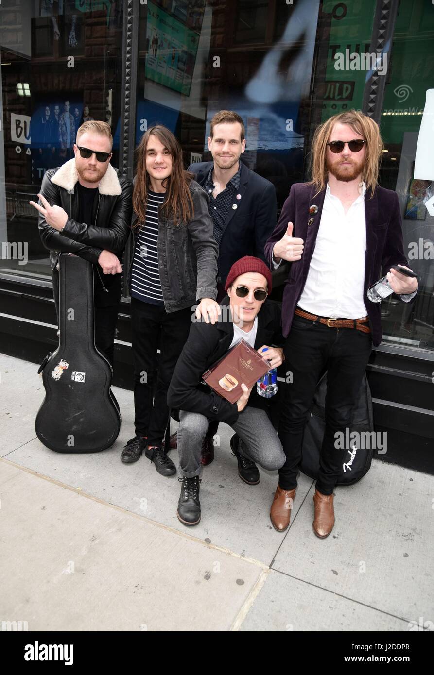 New York, NY, USA. 27th Apr, 2017. The Maine, Jared Monaco, Pat Kirch ...
