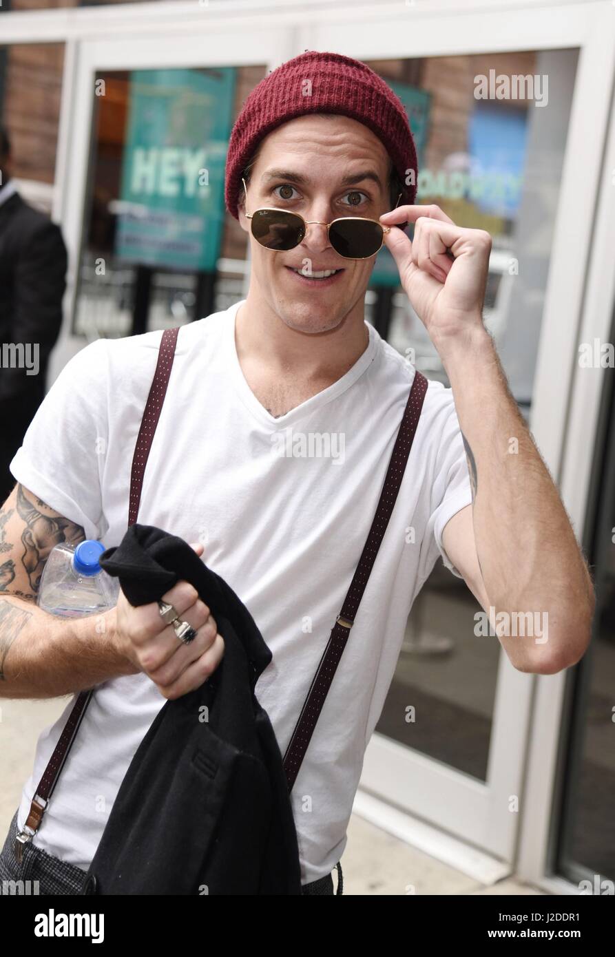 New York, NY, USA. 27th Apr, 2017. The Maine, John O'Callaghan out and ...