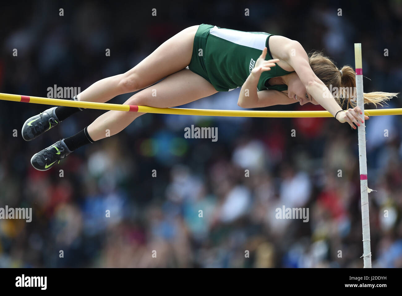 Philadelphia, Pennsylvania, USA. 27th Apr, 2017. Binghamton's Sarah ...