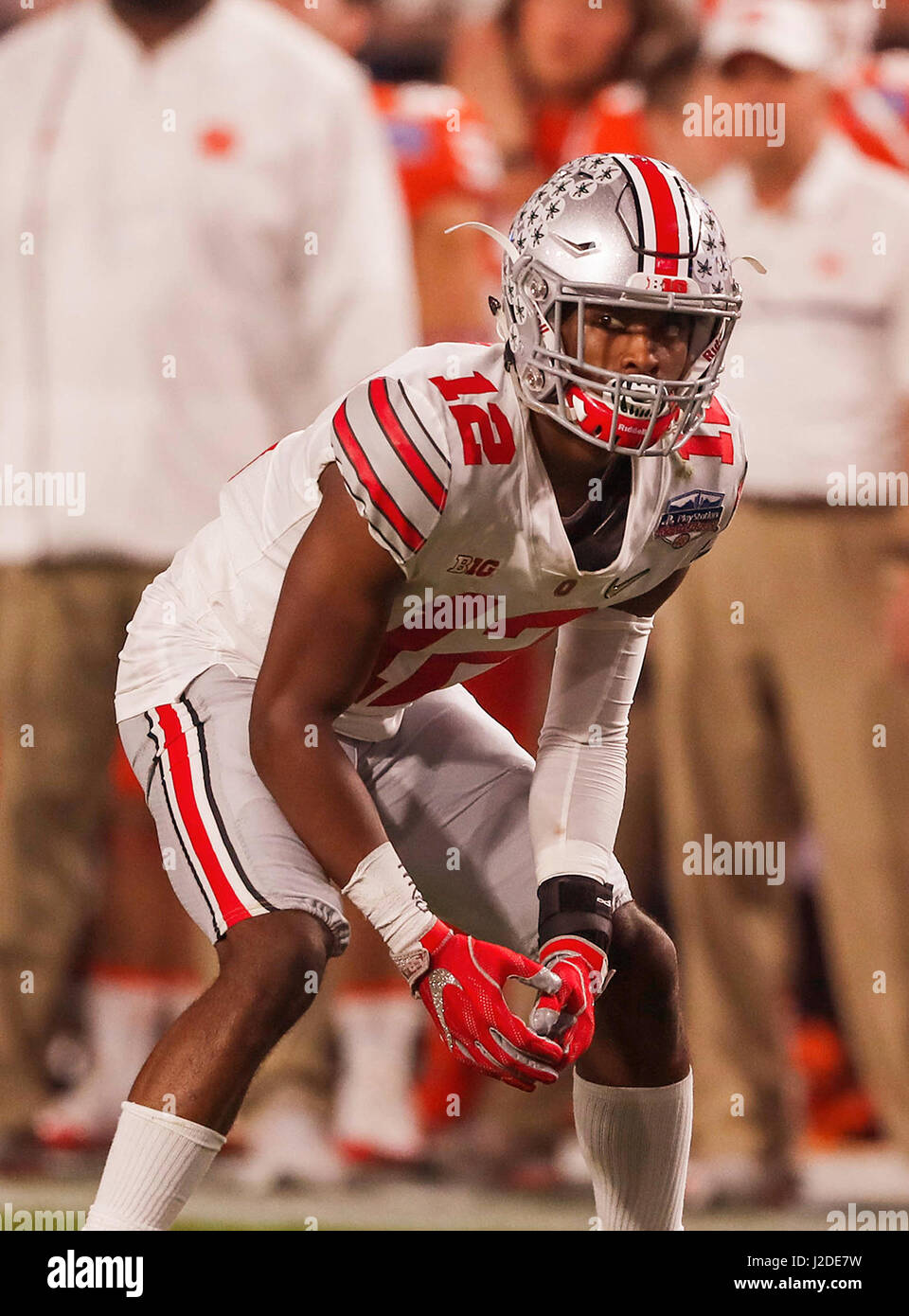 December 31, 2016 Glendale, AZ...Ohio State defensive back (12) Denzel ...