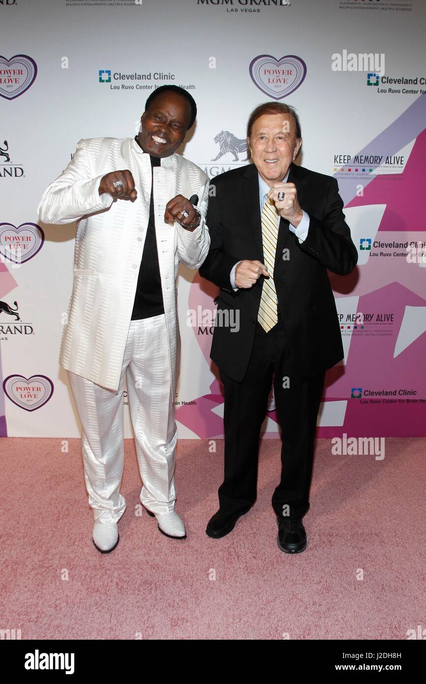 Las Vegas, NV, USA. 27th Apr, 2017. Lester Hayes, Tom Flores at ...