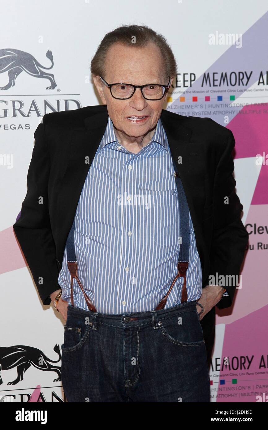 Las Vegas, NV, USA. 27th Apr, 2017. Larry King at arrivals for Keep ...