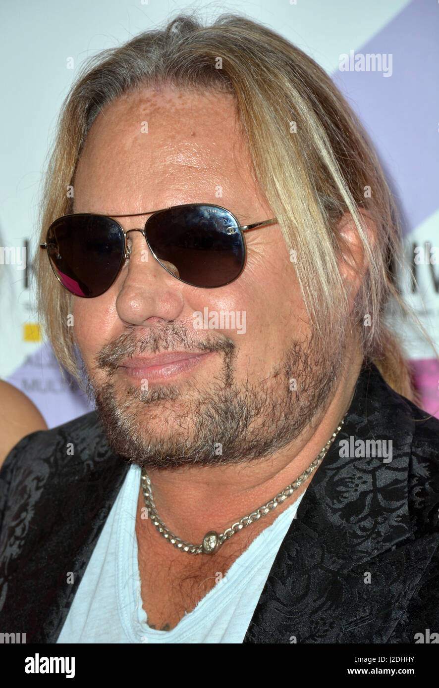Las Vegas, Nevada, USA. 27th Apr, 2017. Singer Vince Neil of Motley ...
