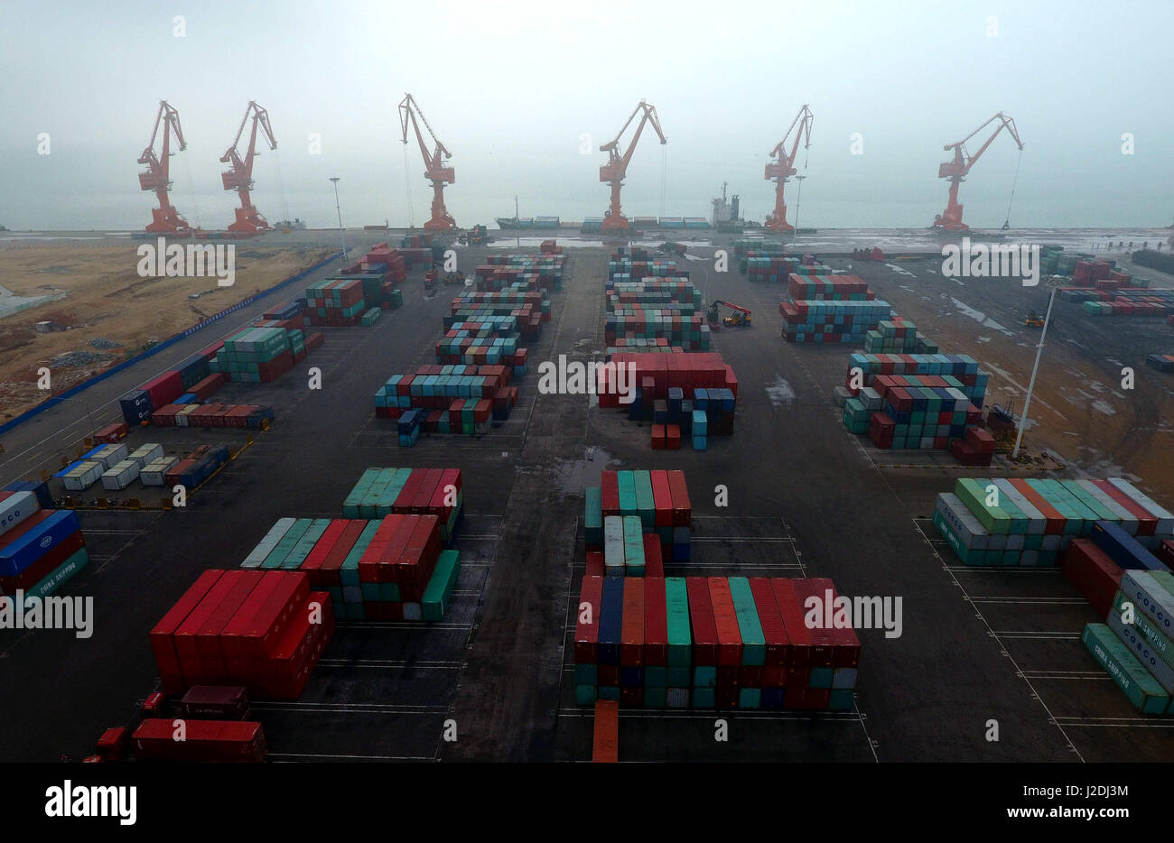 Nanning. 20th Apr, 2017. Aerial photo taken on April 20, 2017 shows a ...
