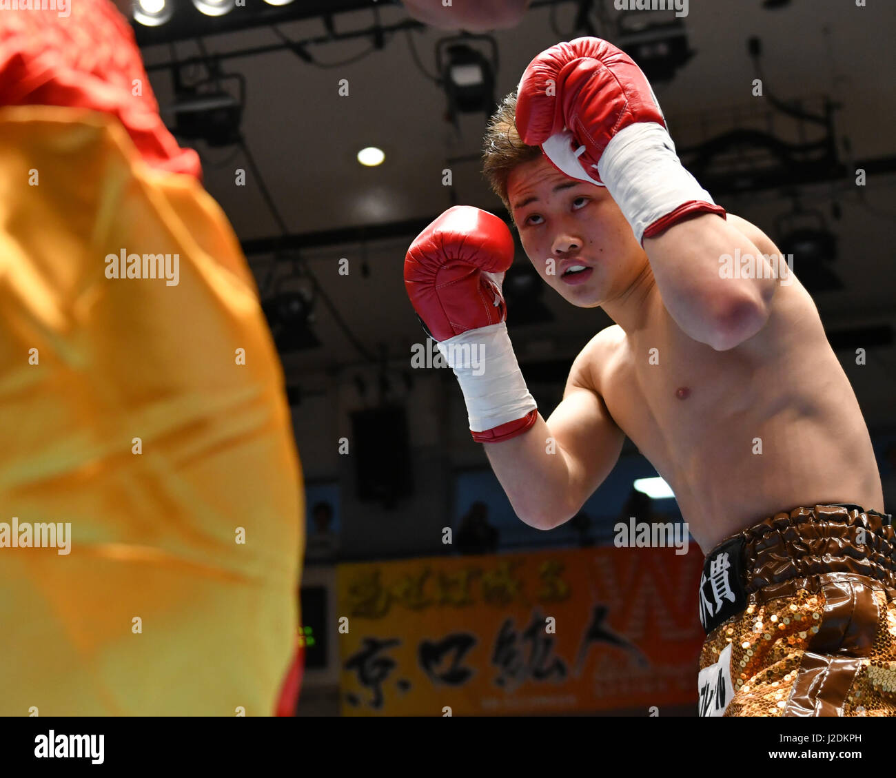 Tokyo, Japan. 25th Apr, 2017. Hiroto Kyoguchi (JPN) Boxing : Hiroto ...