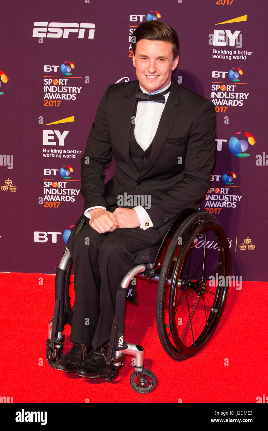 London, UK. 27th Apr, 2017. Gordon Reid attends the 16th BT Sport ...
