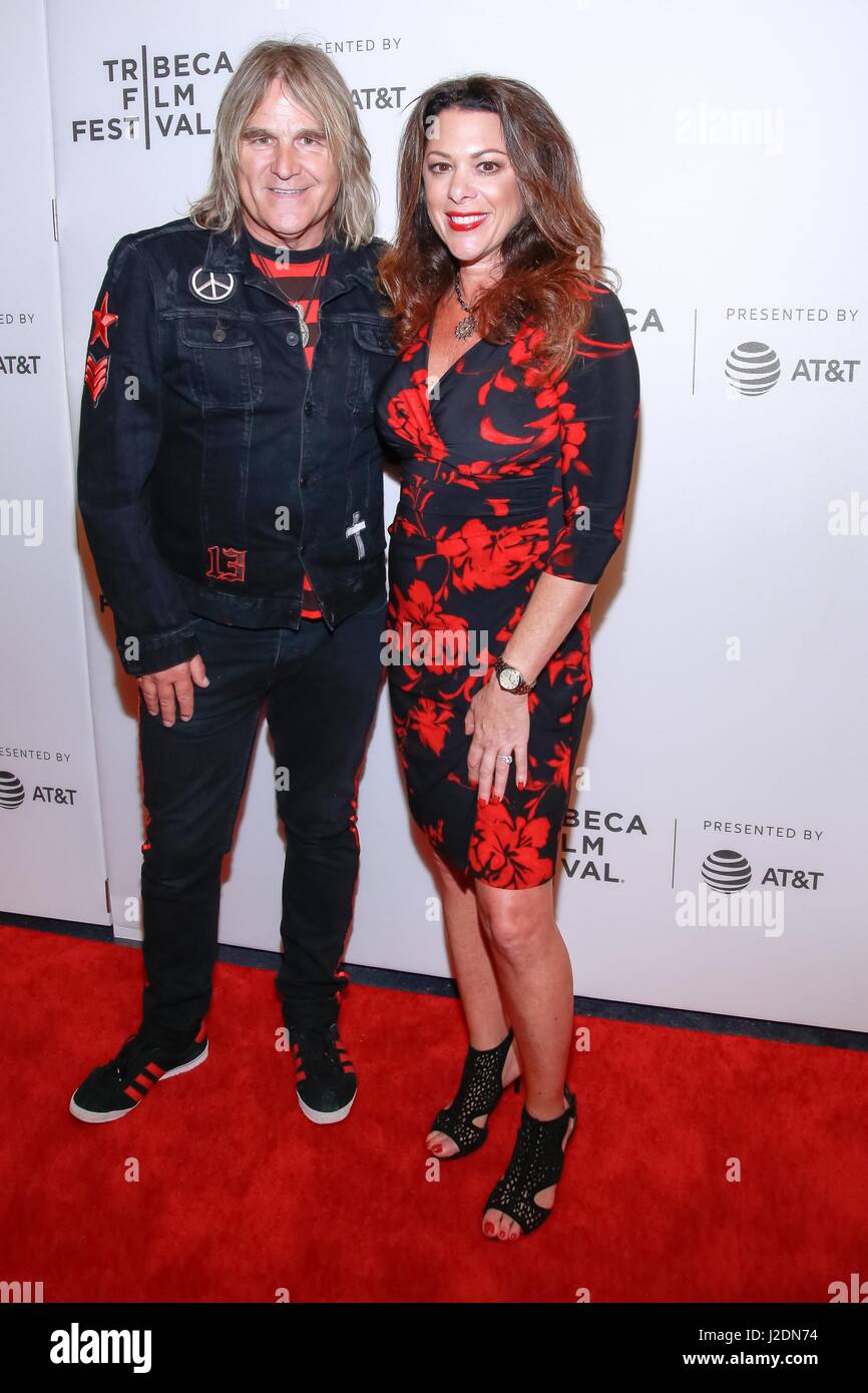 New York, NY, USA. 27th Apr, 2017. Mike Peters, Ellen Goldfarb at ...