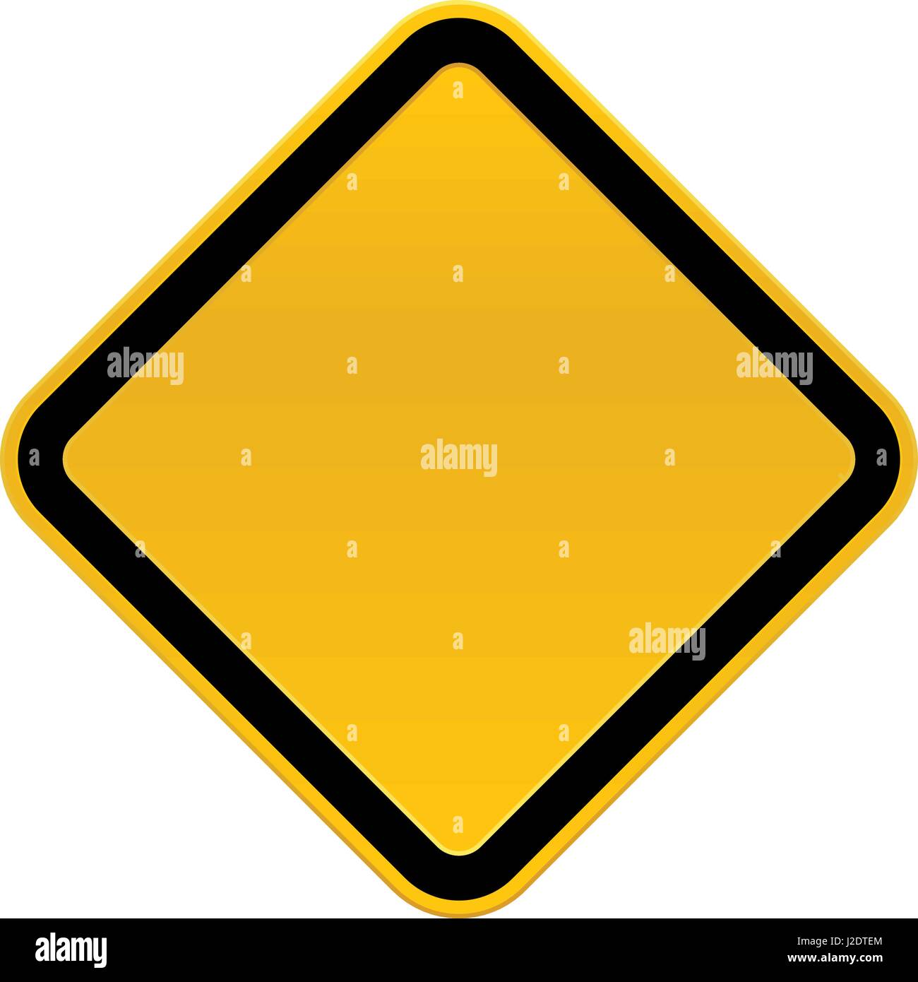 A blank, cartoon caution sign Stock Vector Image & Art - Alamy