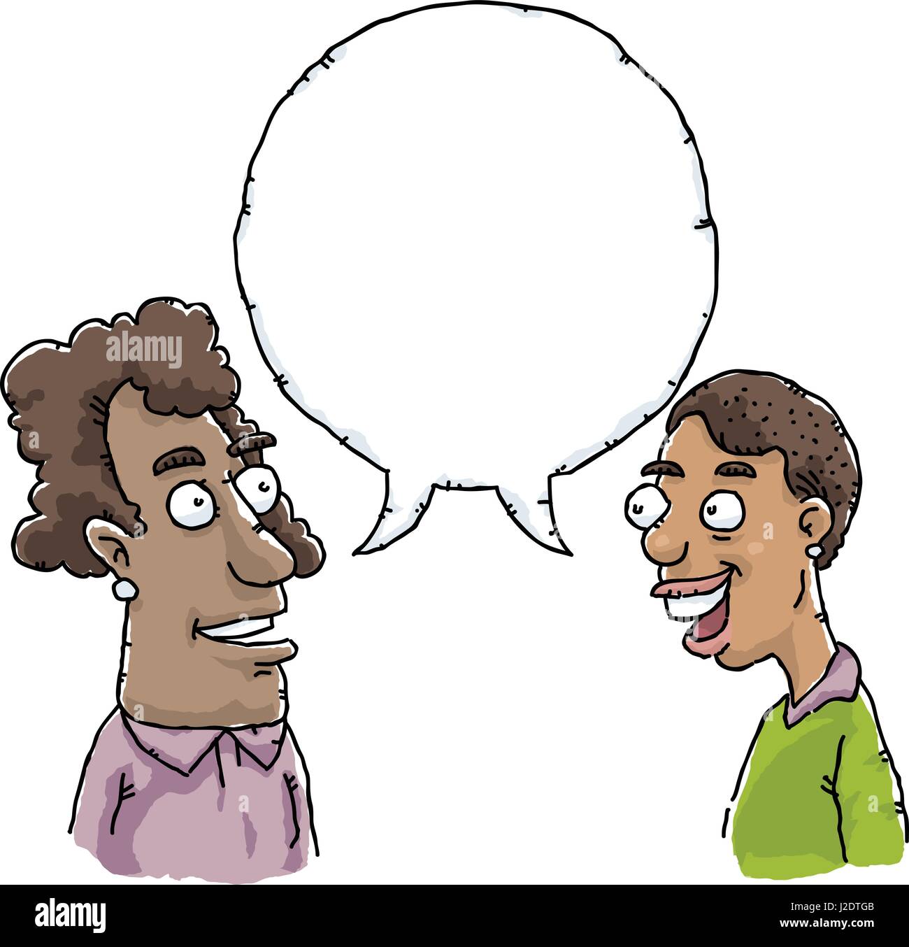 Two women sharing Stock Vector Images - Alamy