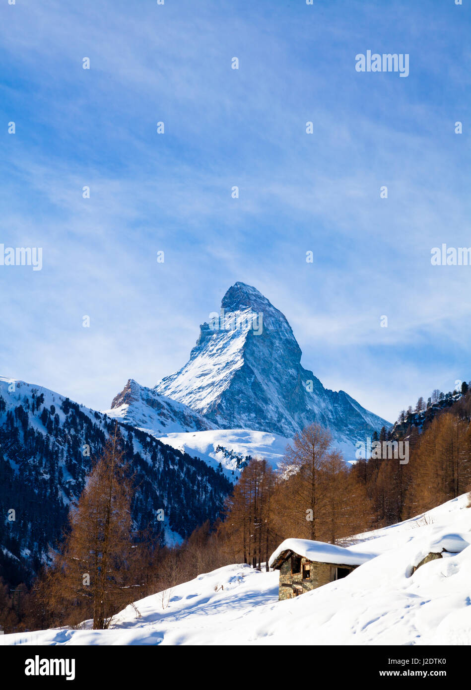 Matterhorn , Swiss Alps Stock Photo - Alamy
