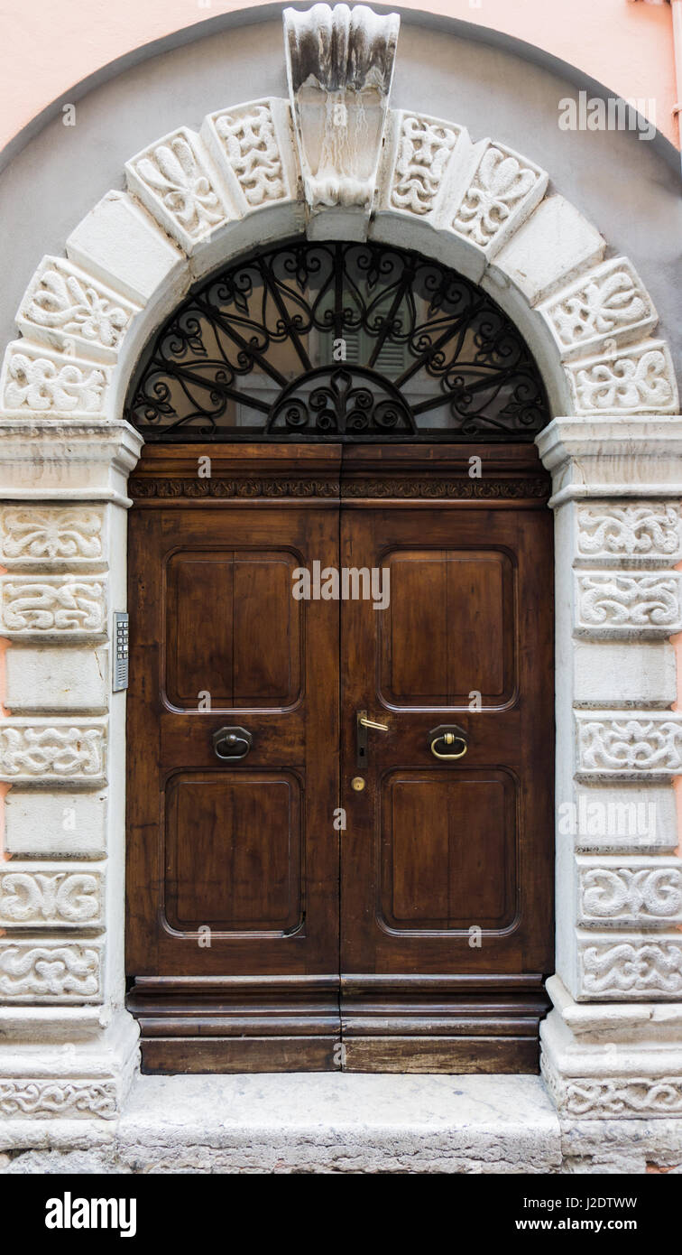 Old door. Antique wooden door Stock Photo - Alamy