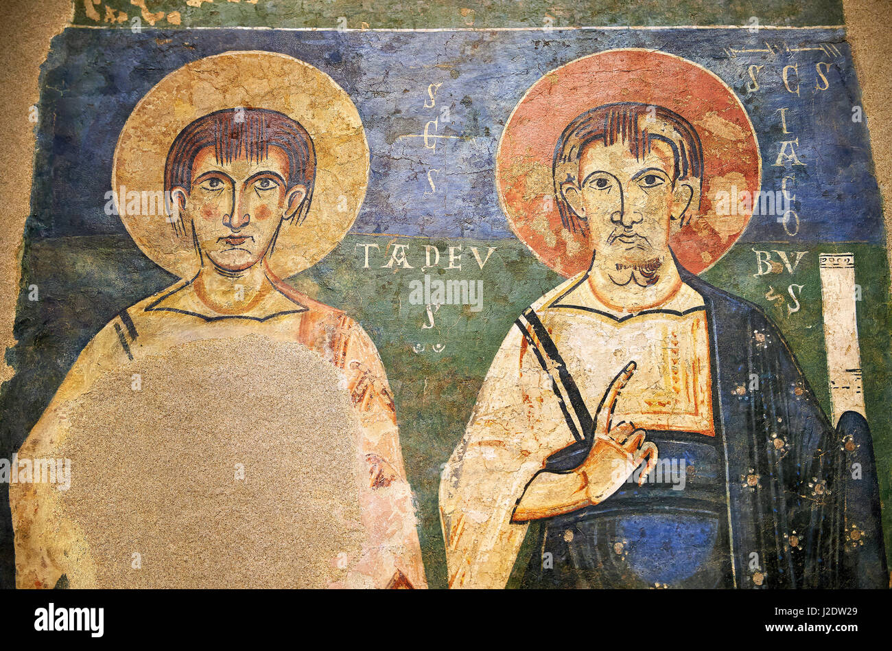 Ager Apostles: James and Thaddeus Late XI - XII century Fresco ...