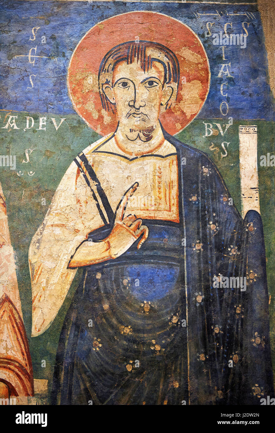 Ager Apostles: James and Thaddeus Late XI - XII century Fresco ...