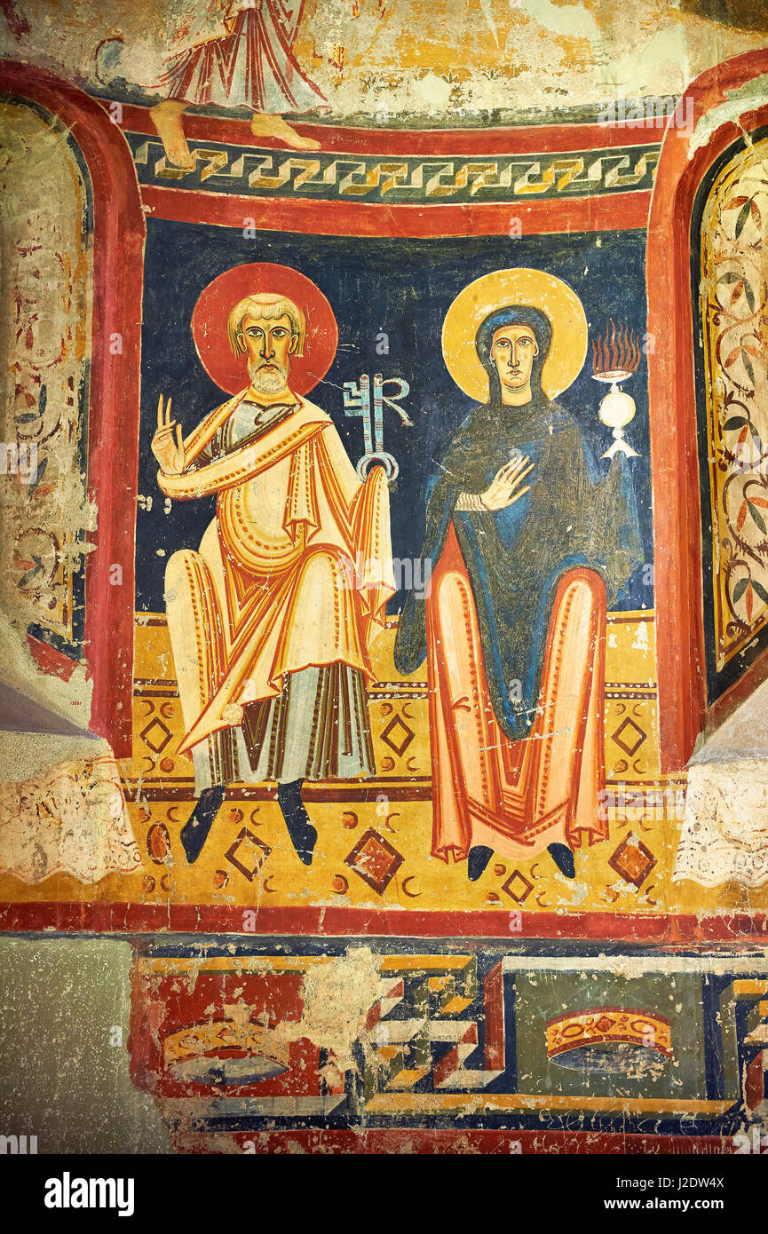 The Romanesque Apse of Bugal. Late XI - XII century, fresco ...