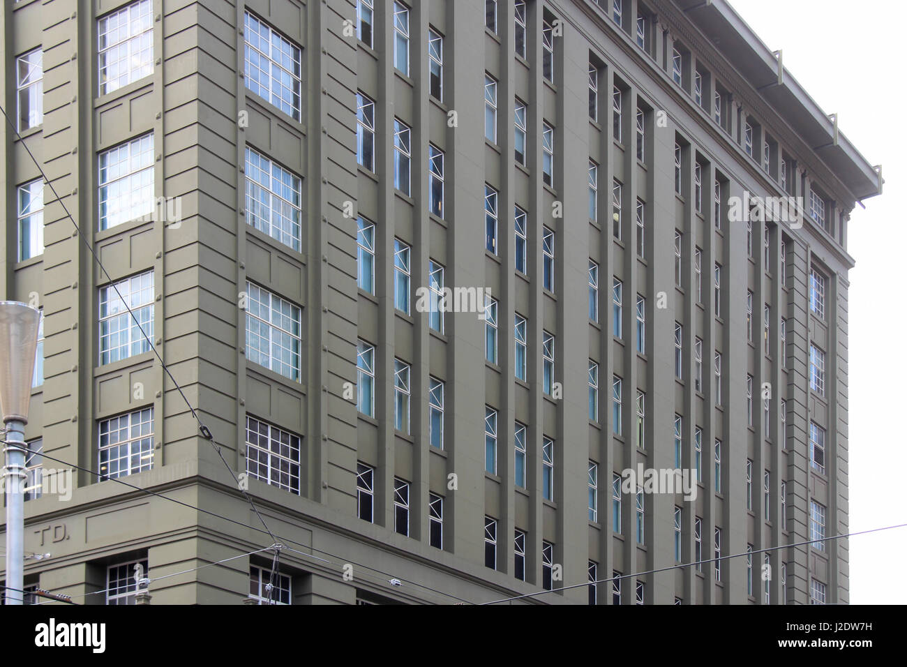 Buildings in Elizabeth Street in Melbourne (Australia Stock Photo - Alamy