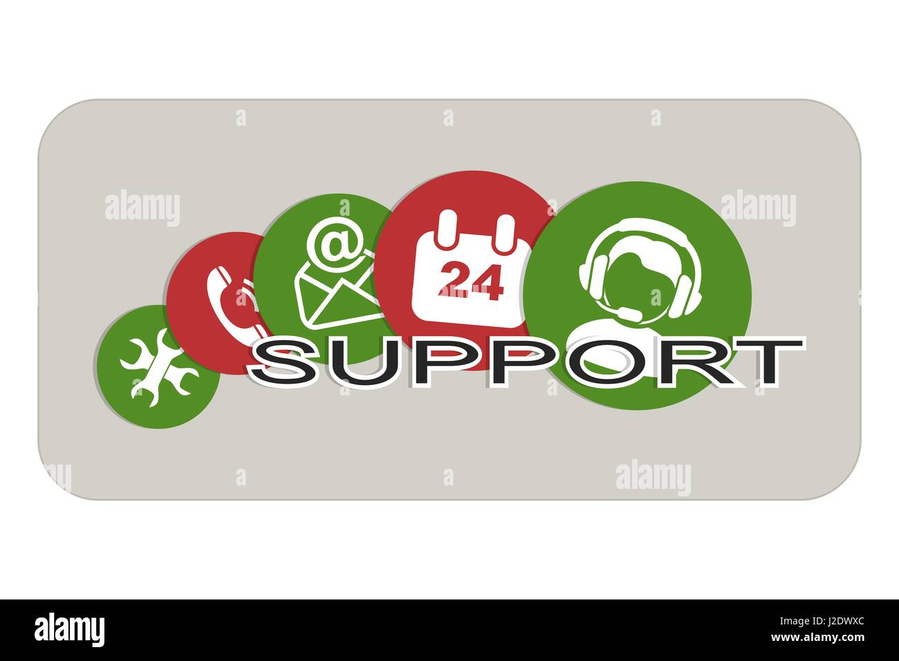 Online support help man Cut Out Stock Images & Pictures - Alamy