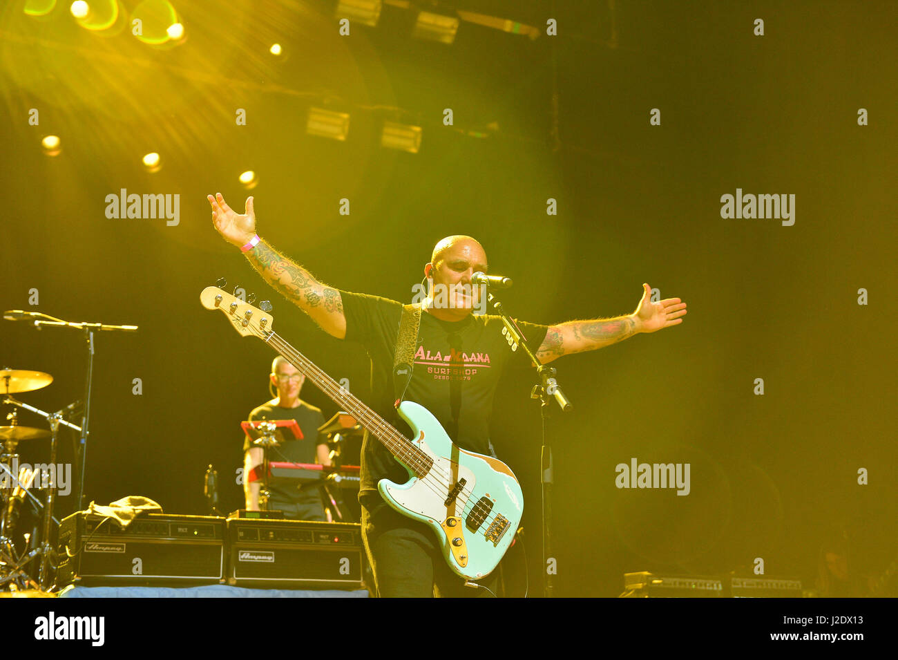 Los Fabulosos Cadillacs performing live in concert at James L. Knight ...