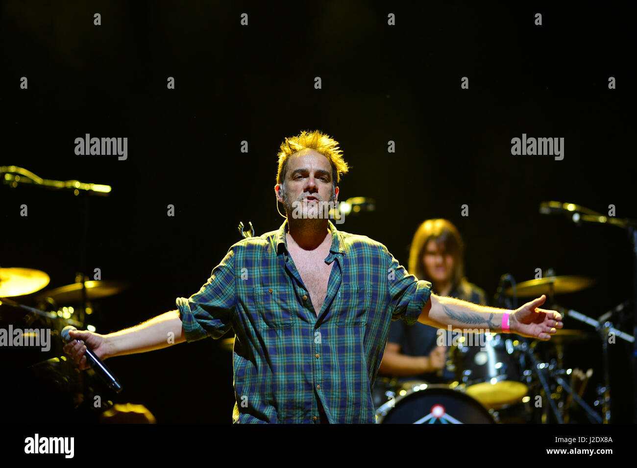 Los Fabulosos Cadillacs performing live in concert at James L. Knight ...