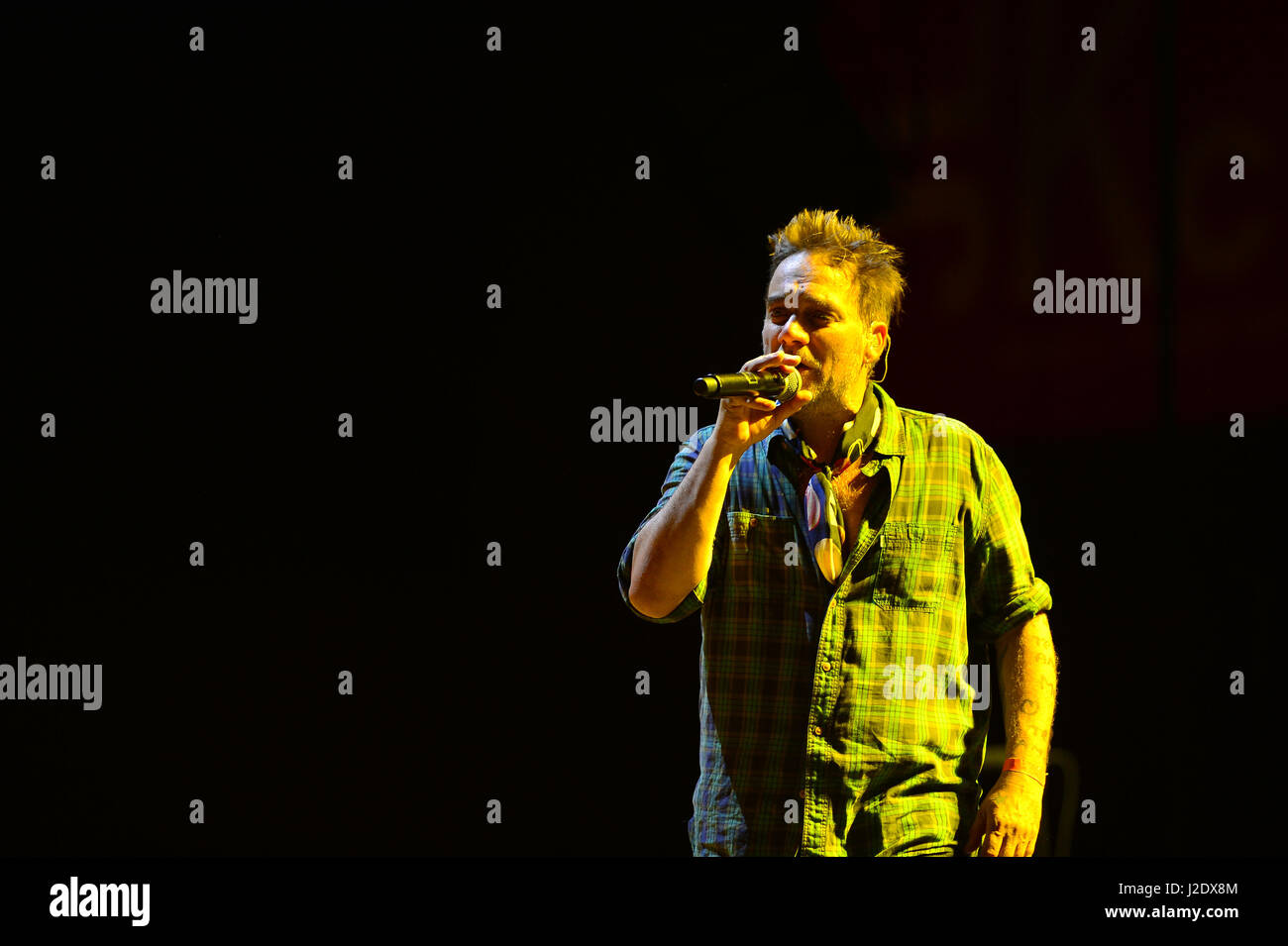 Los Fabulosos Cadillacs performing live in concert at James L. Knight ...