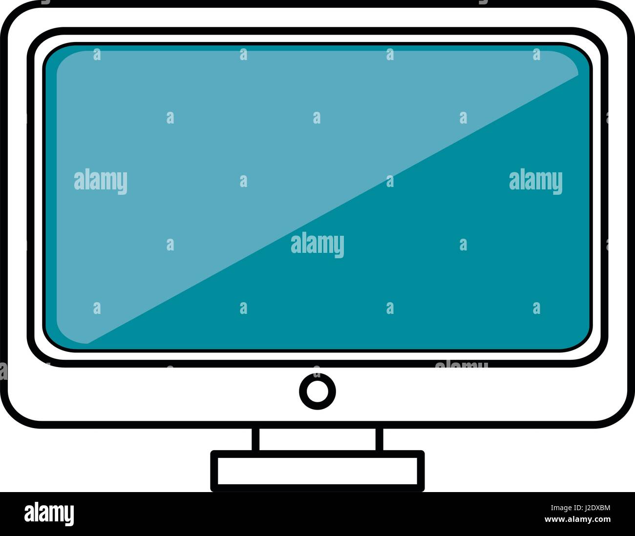 computer desktop with template icon Stock Vector Image & Art - Alamy